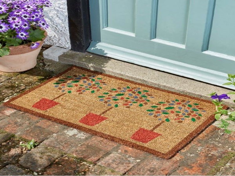 Bay Trees Door Mat 75x45 Cm - GardenerGloves.co.uk